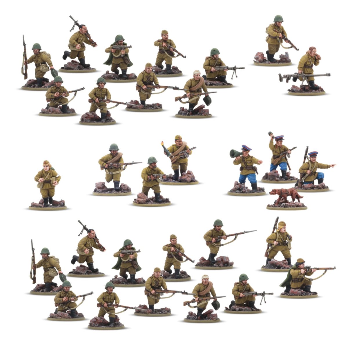 Soviet Army Infantry Platoon - Fog of Wargames